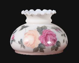 7 Inch Decorated Glass Lamp Shades – Antique Lamp Supply