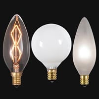Candelabra Size Bulbs – Antique Lamp Supply