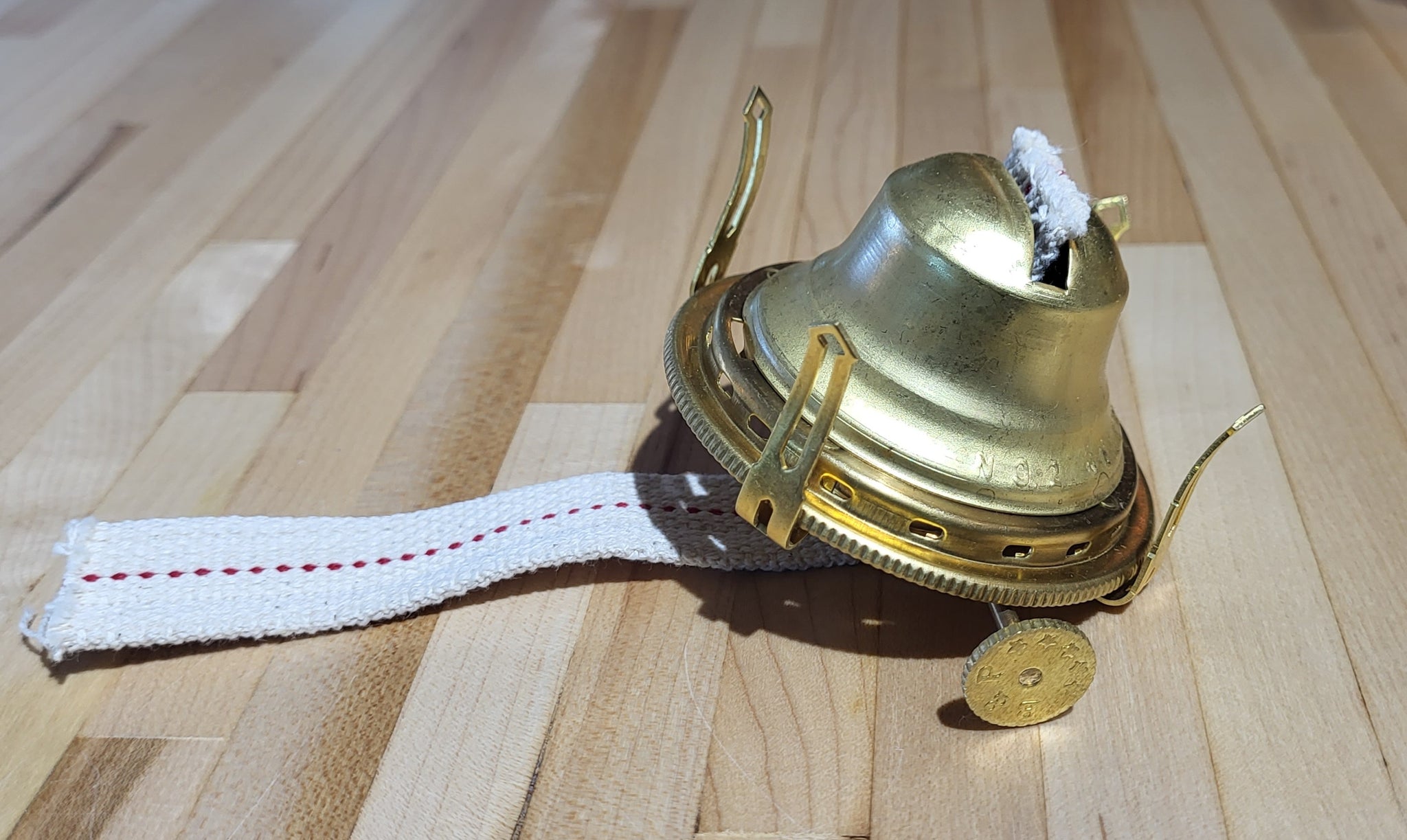 #2 Solid Brass Queen Anne Burner (10622) - Antique Lamp Supply ...
