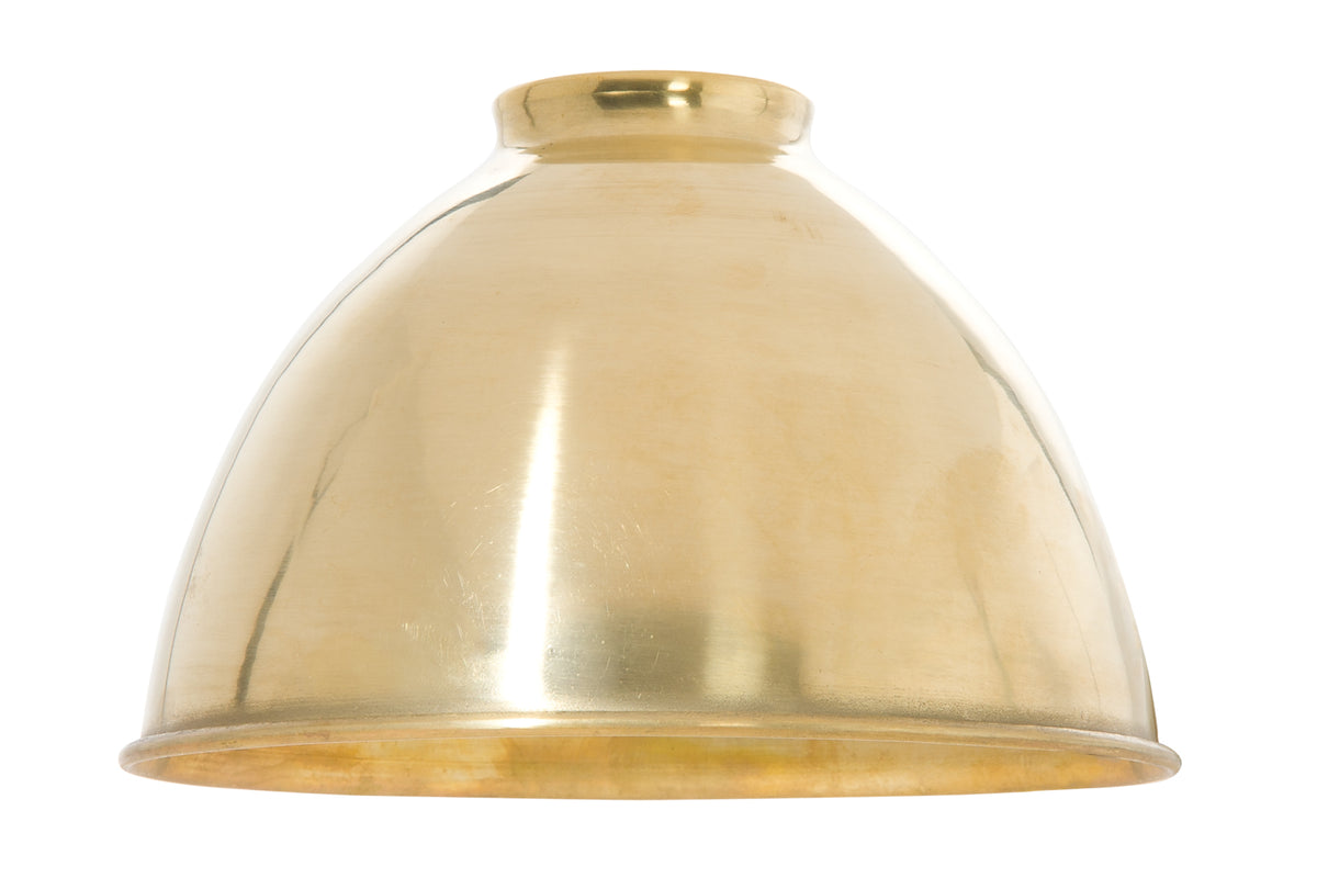 2-1/4 Inch Lip Fitter Industrial Style Metal Dome Shades, 7-1/16
