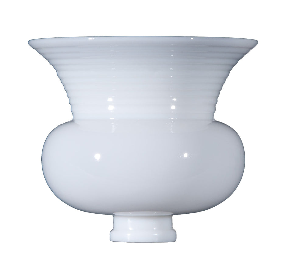 I.E.S. Opal Glass Reflector Lamp Shades – Antique Lamp Supply