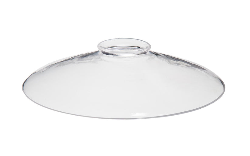 8" Dia. Clear Glass Wide Cone Shade, Choice of Glass Type (08790C ...
