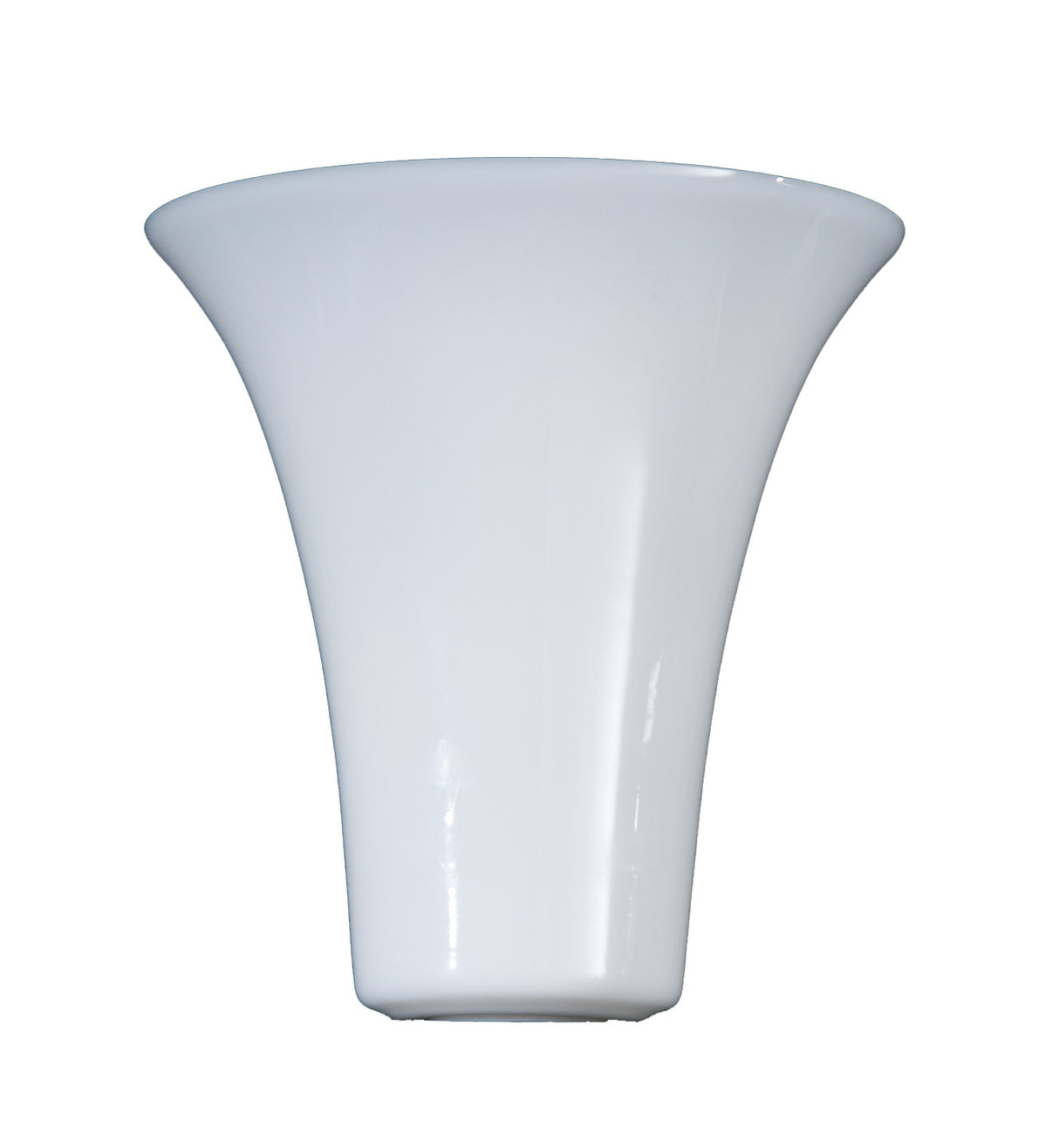 Opal Glass Tulip Shaped Torchiere Shade, 3-1/4 O.D. x 1-5/8 inch ...