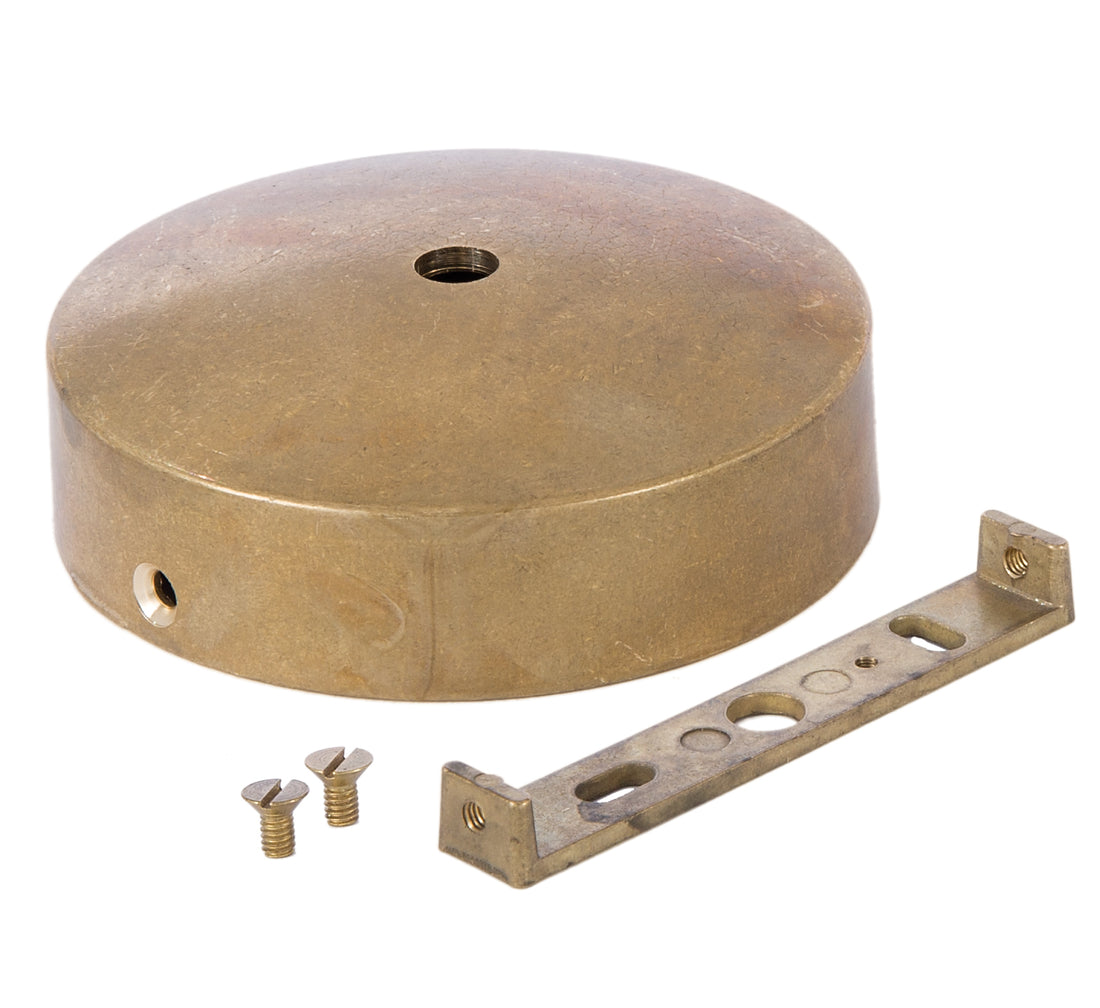 4 Inch Convex Modern Style Backplate (11735U) - Antique Lamp Supply ...