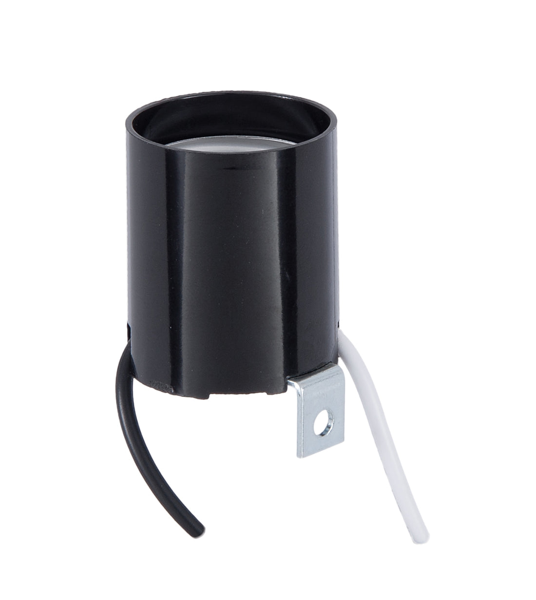 Medium Base Phenolic Lampholder With Side Mounted Bracket & 7" Wire ...