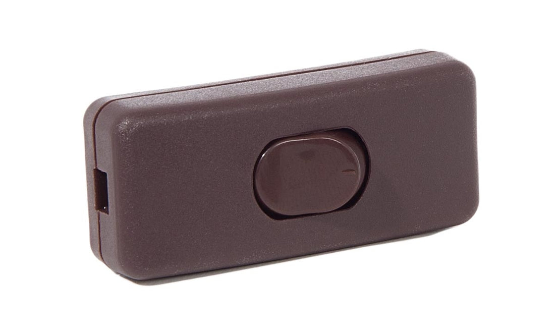 1" Wide Brown Plastic In-Line Toggle Switch For SPT 1 and 2, (48425BR ...